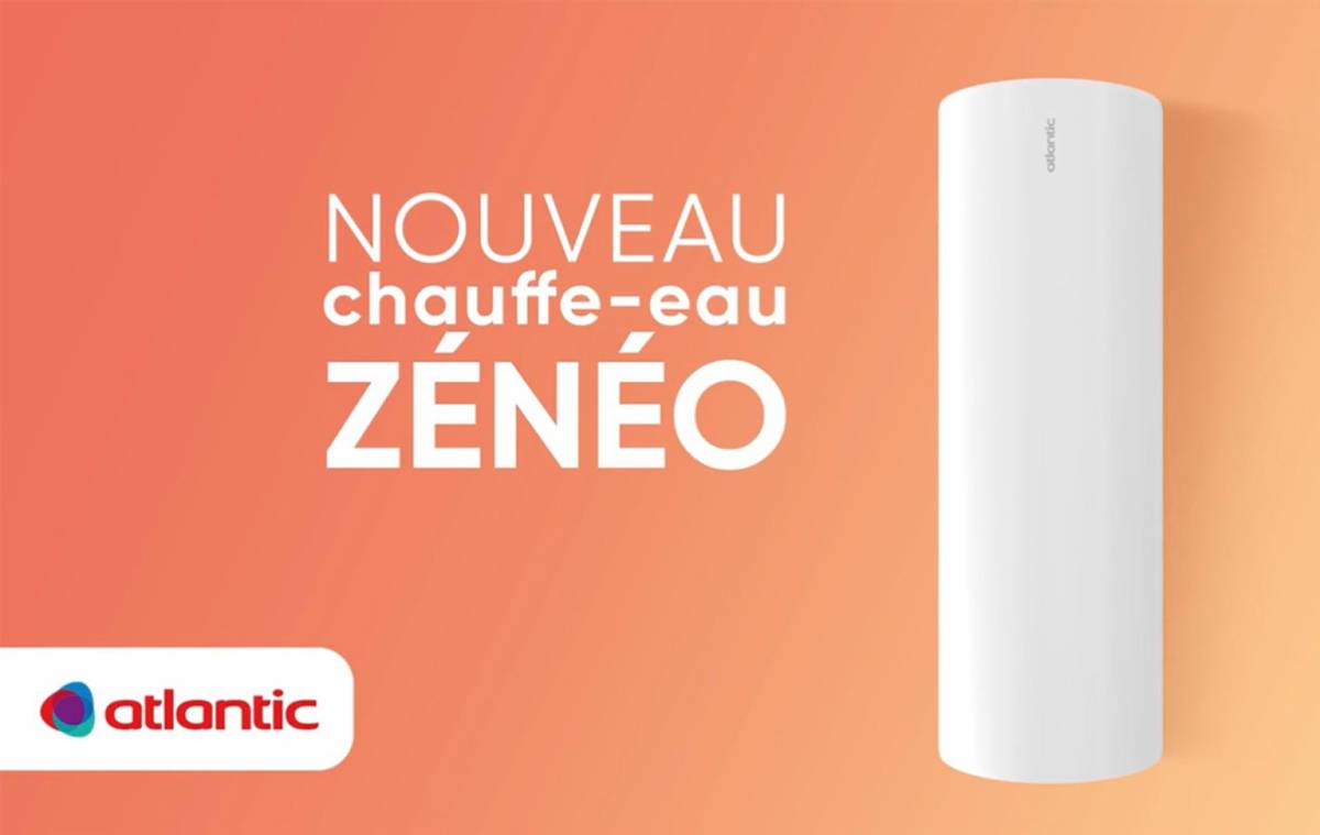 Chauffe-eau Électrique Atlantic Zénéo 150l Aci Hybride Vertical Mural Diamètre 513mm 1200W Mono ...